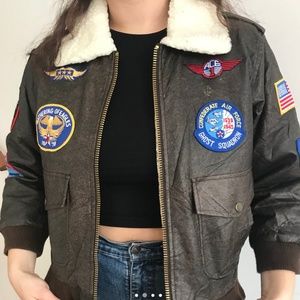 Vintage | Jackets & Coats | Vintage Flight Jacket By Flightline | Poshmark
